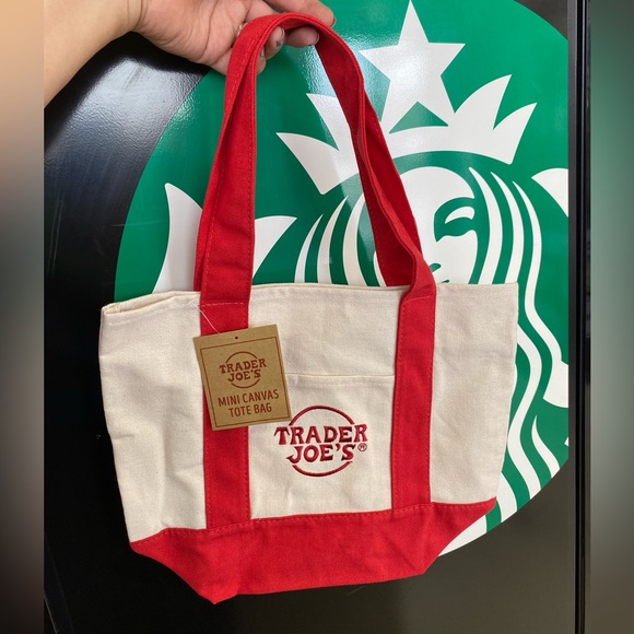 TRADER JOE’S | Bags | Trader Joes Mini Tote Bag | Poshmark